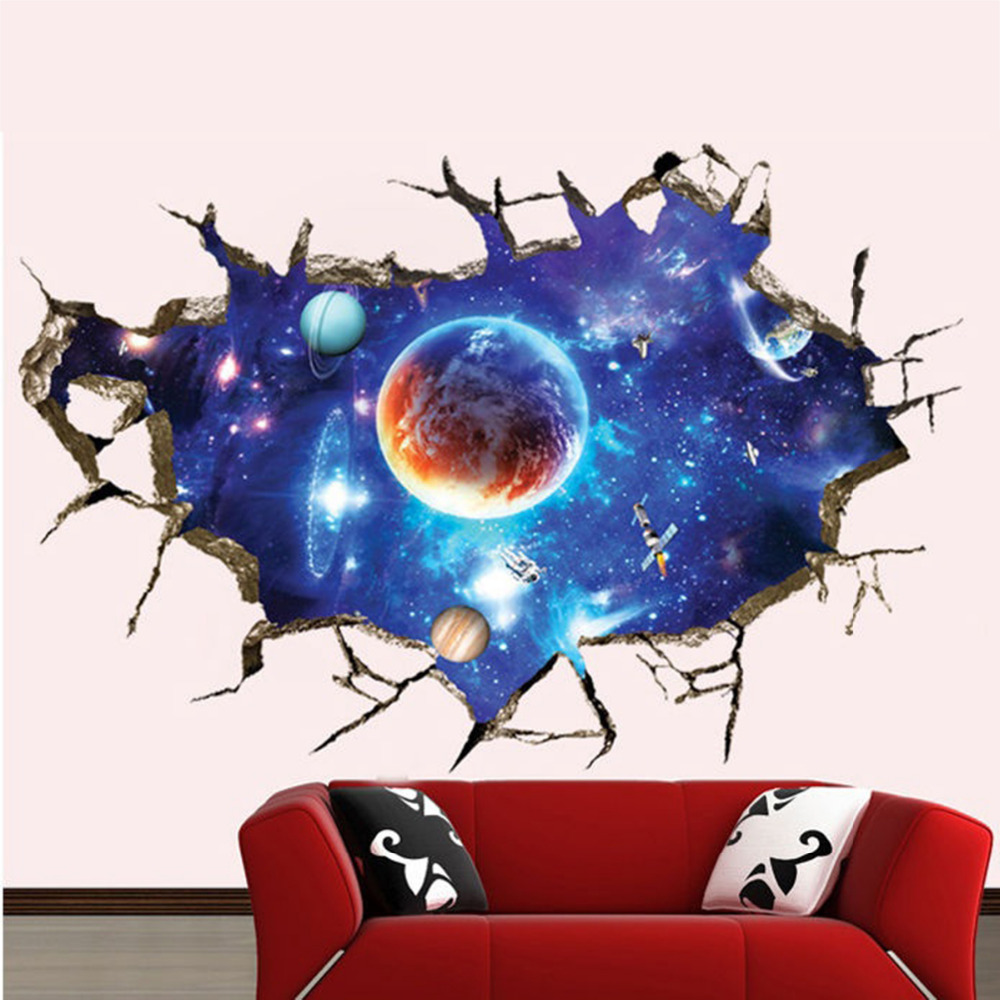 Outer Planet Landscape Wall Poster - SpaceHomeDecors.com