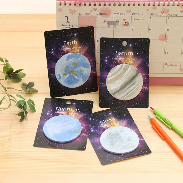 Outer Space Memo Pad - SpaceHomeDecors.com