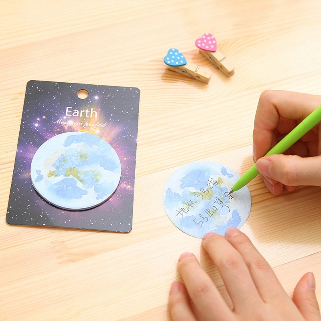 Outer Space Memo Pad - SpaceHomeDecors.com
